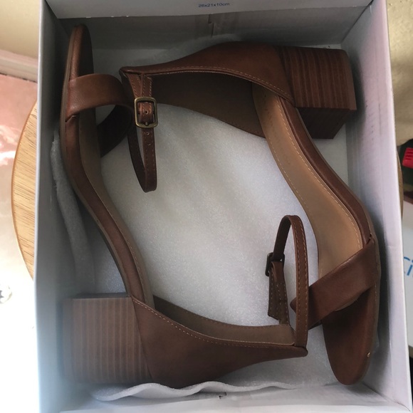 Cityclassified | Shoes | City Classified Ankle Strap Stacked Heeled ...